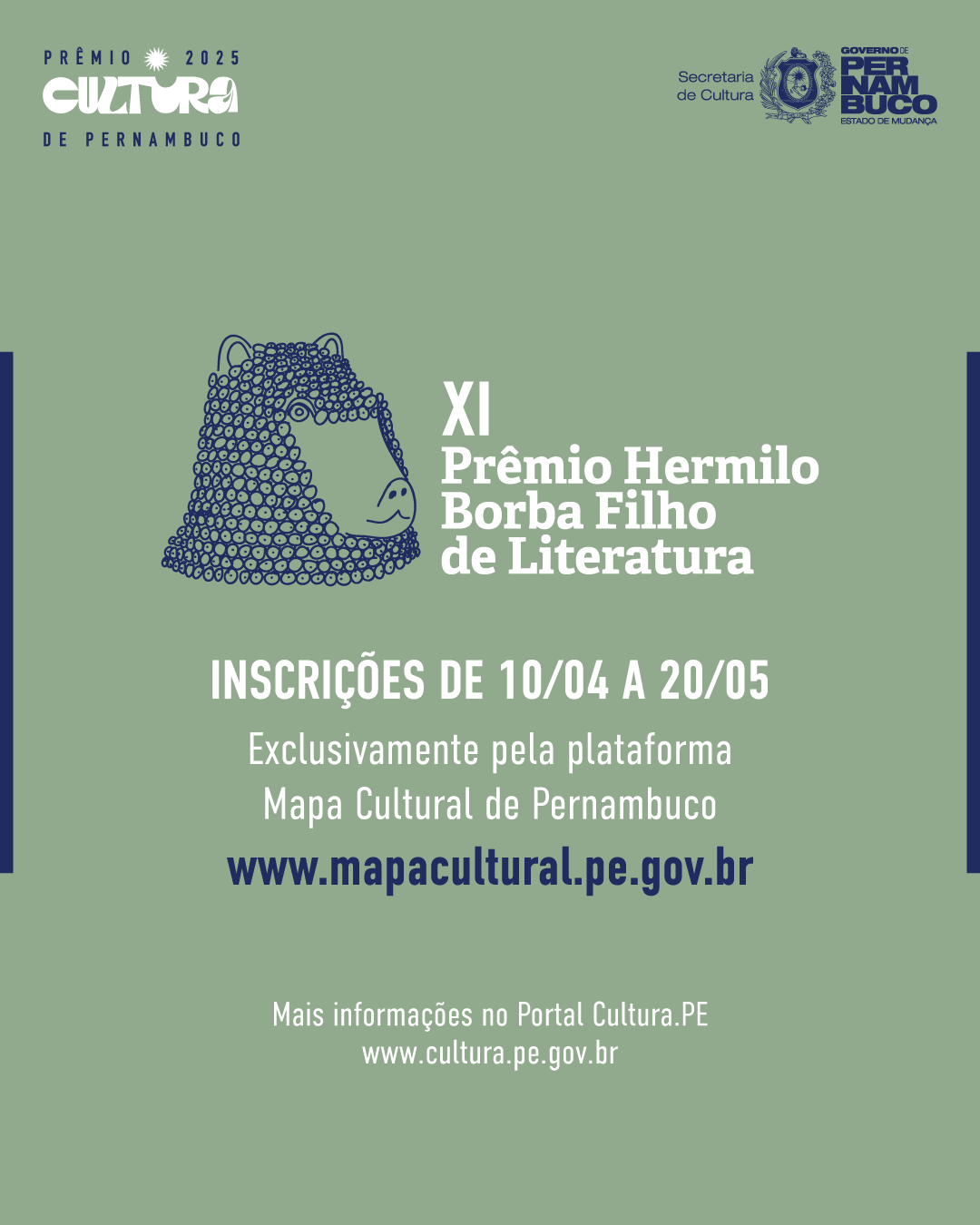 Secult-PE abre inscrições para o 11º Prêmio Hermilo Borba Filho de ...